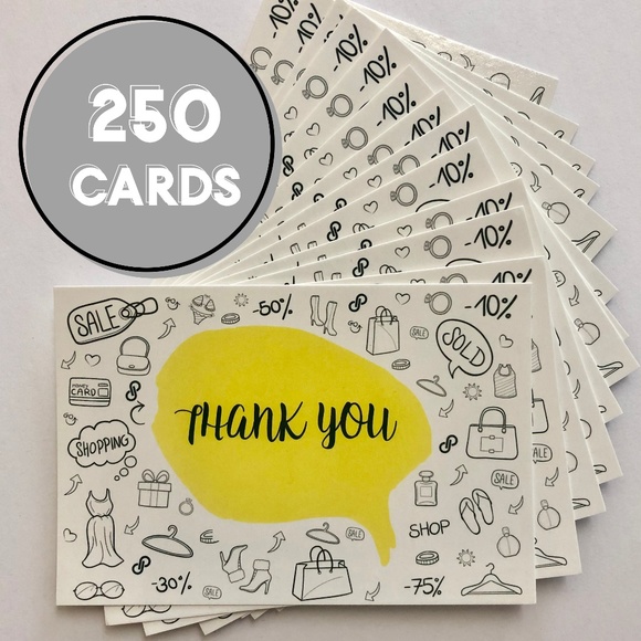 Poshmark | Other | 25 Communitydesigned Ty Cards Yellow | Poshmark